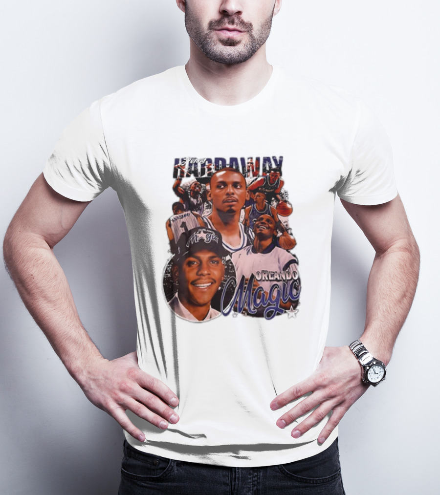Hardaway Orlando Magic Retro Basketball Legend T-Shirt