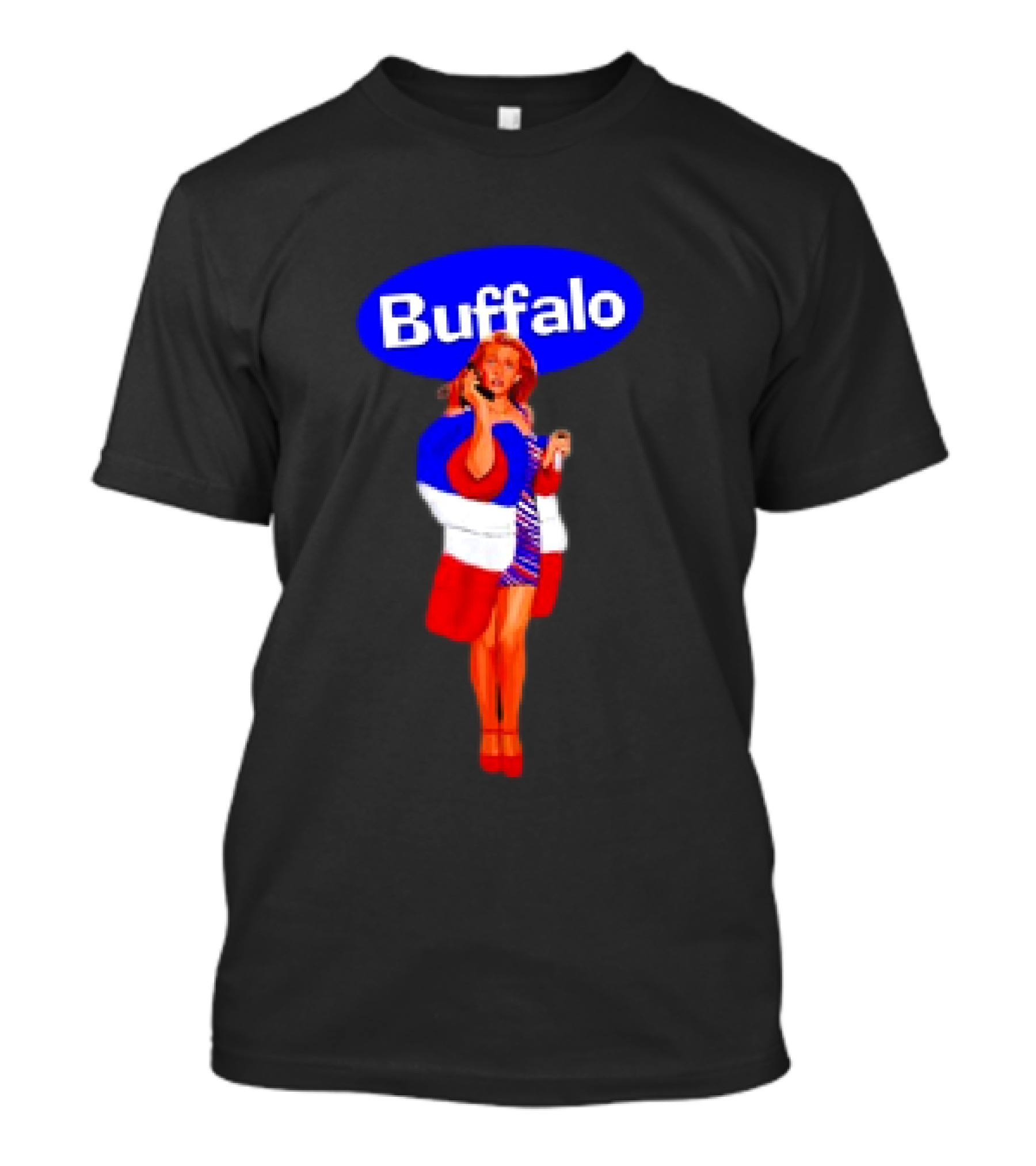Buffalo Clueless Mafia Cher Iconic Look In Red White Blue T-Shirt