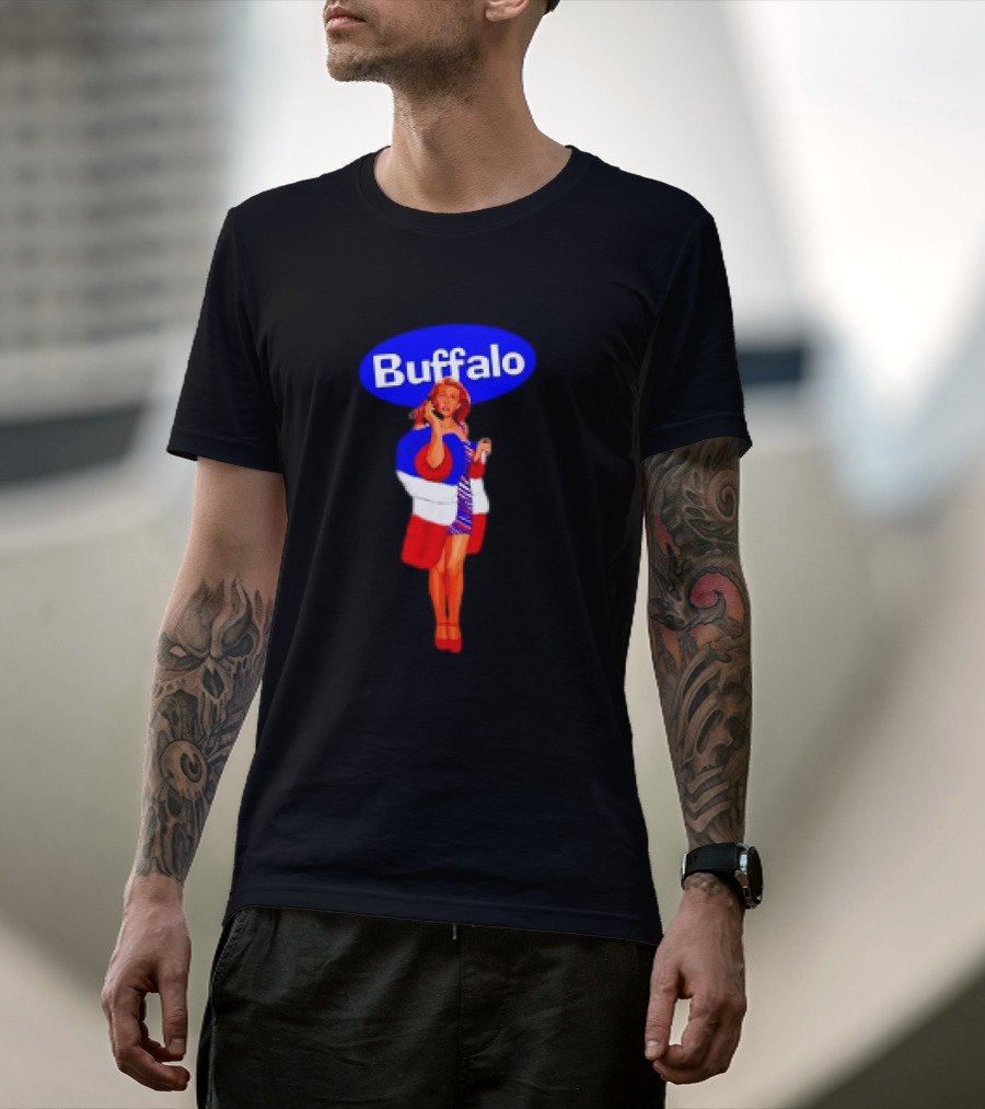 Buffalo Clueless Mafia Cher Iconic Look In Red White Blue T-Shirt