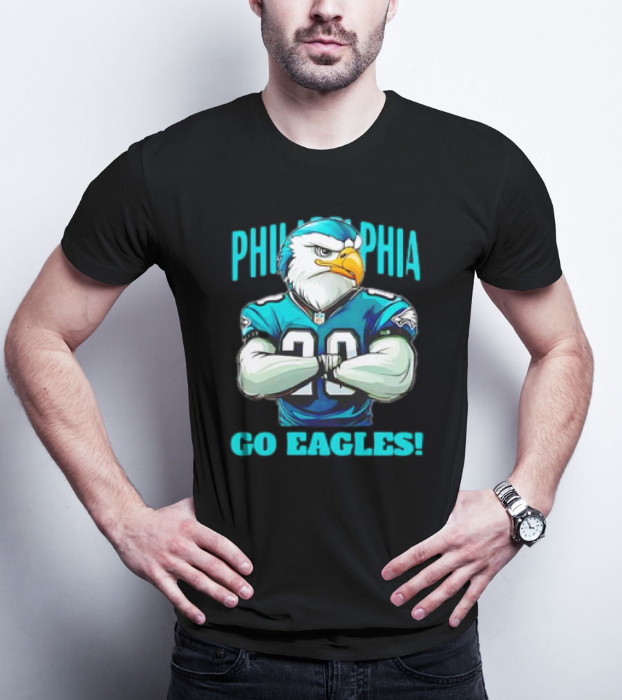 Philadelphia Eagles Mascot Go Eagles NFL Football T-Shirt