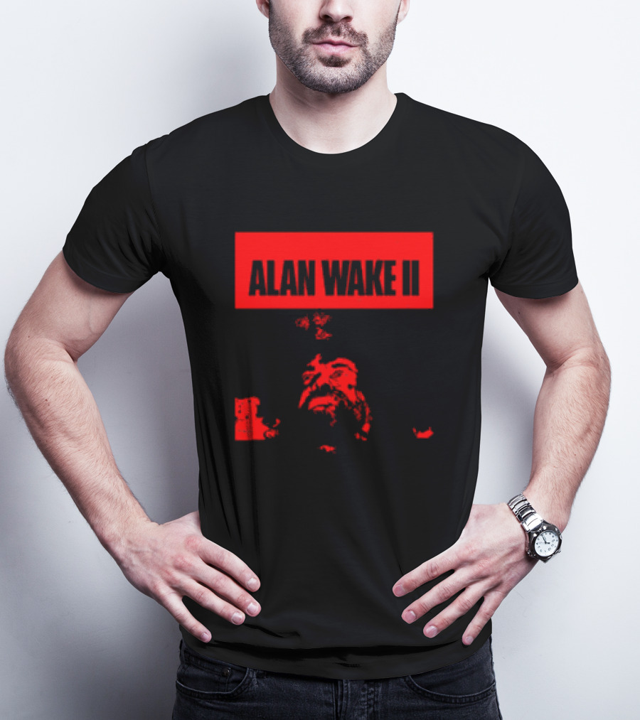 Alan Wake II Red Classic Horror T-Shirt