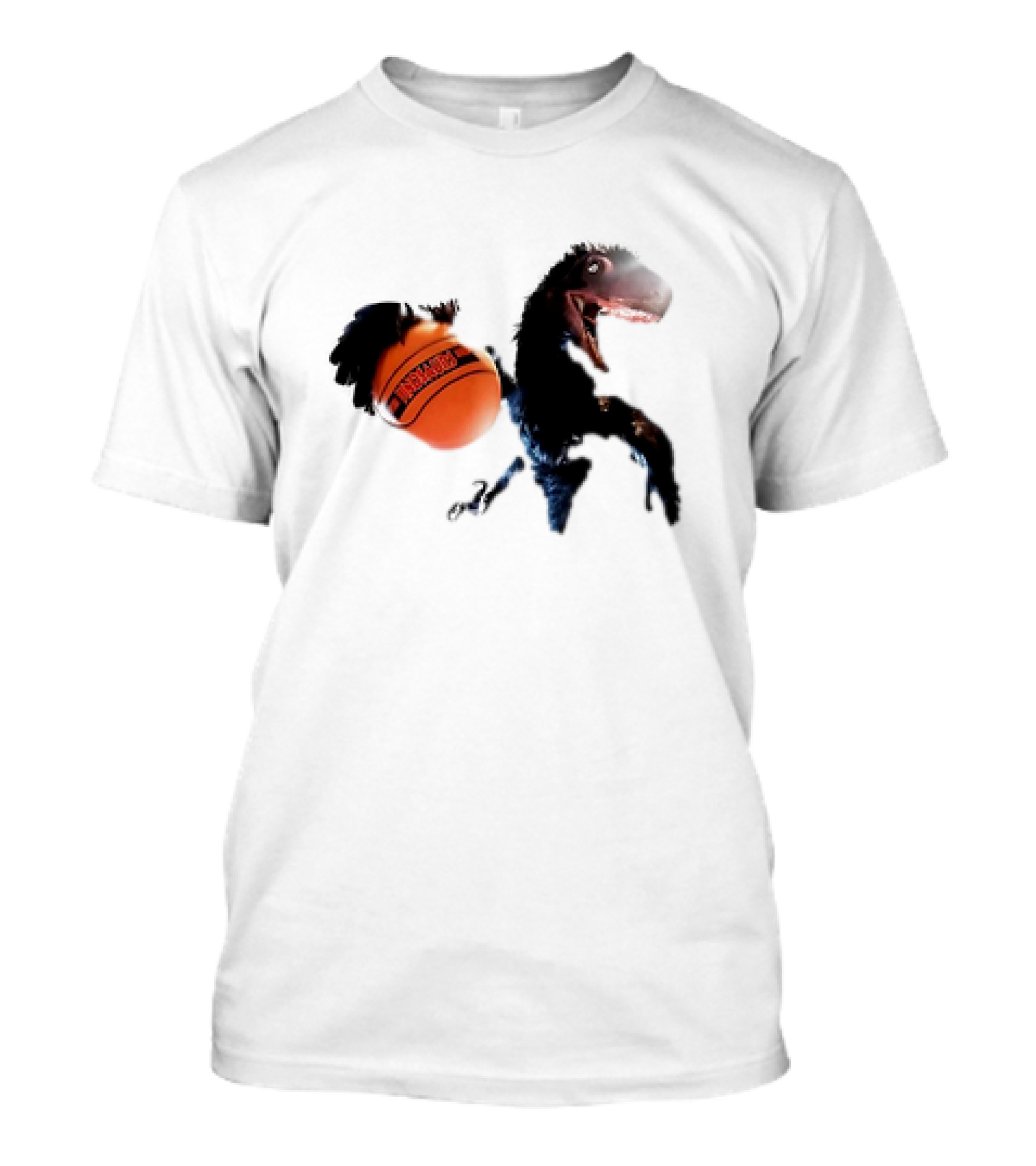 Deinonychus Basketball Action T-Shirt