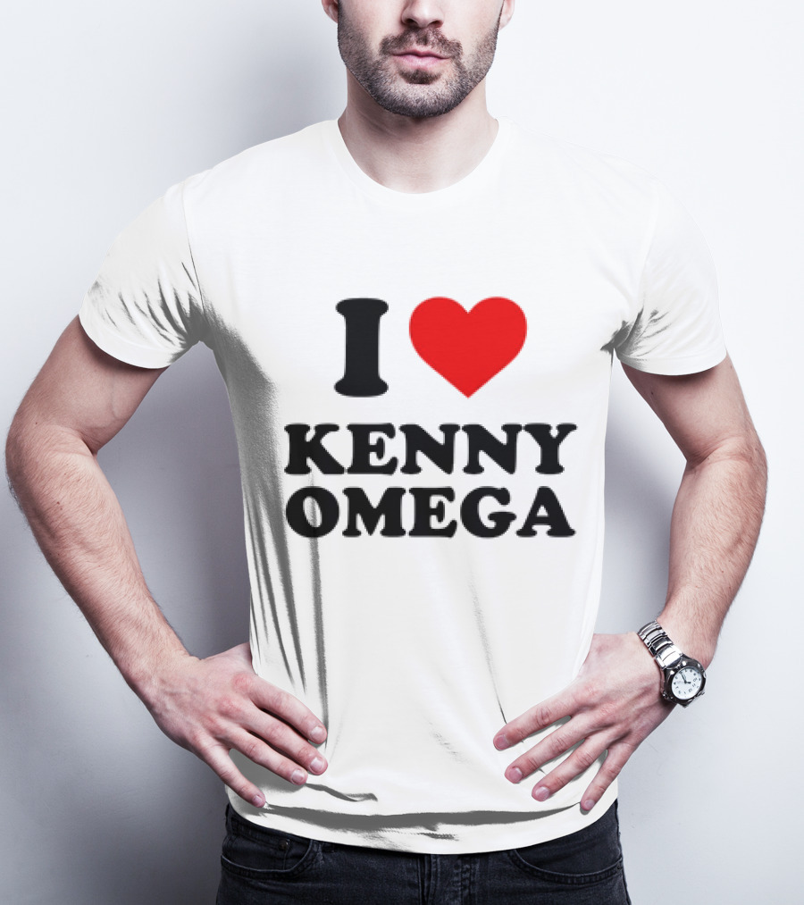 I Heart Kenny Omega Wrestler T-Shirt