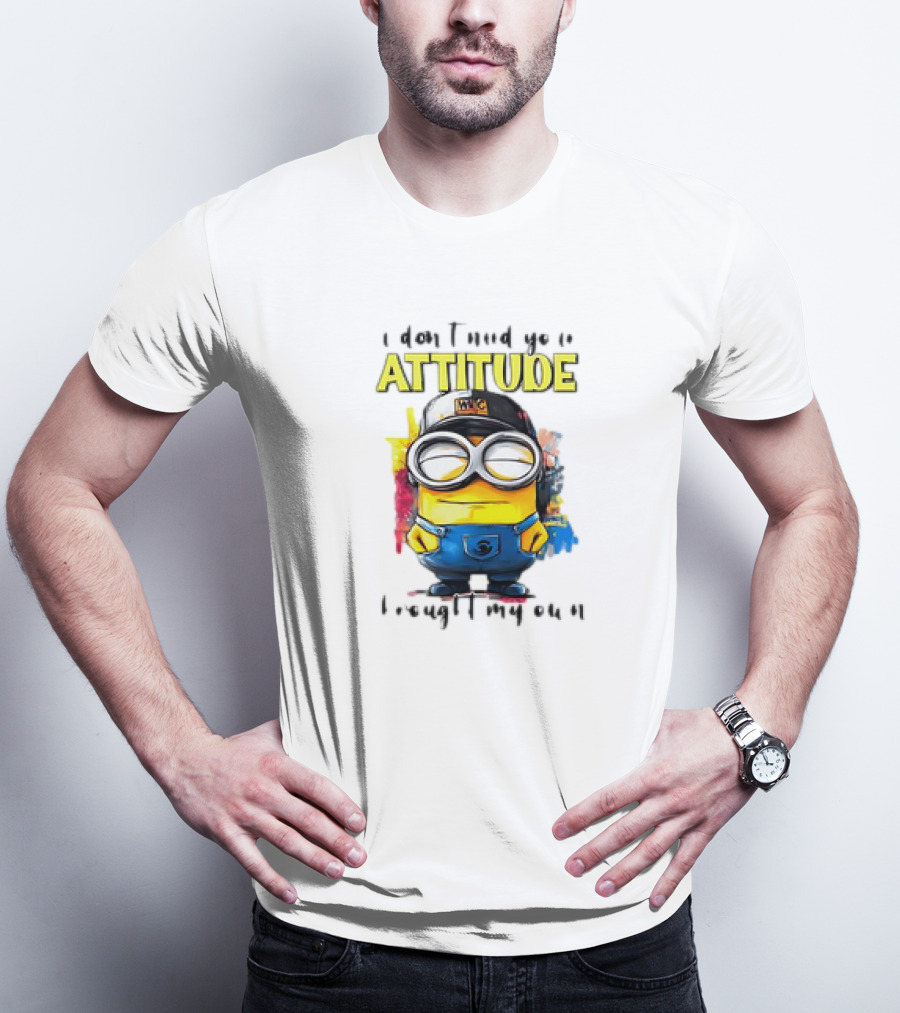Minion Attitude Statement With Goggles And Hat T-Shirt