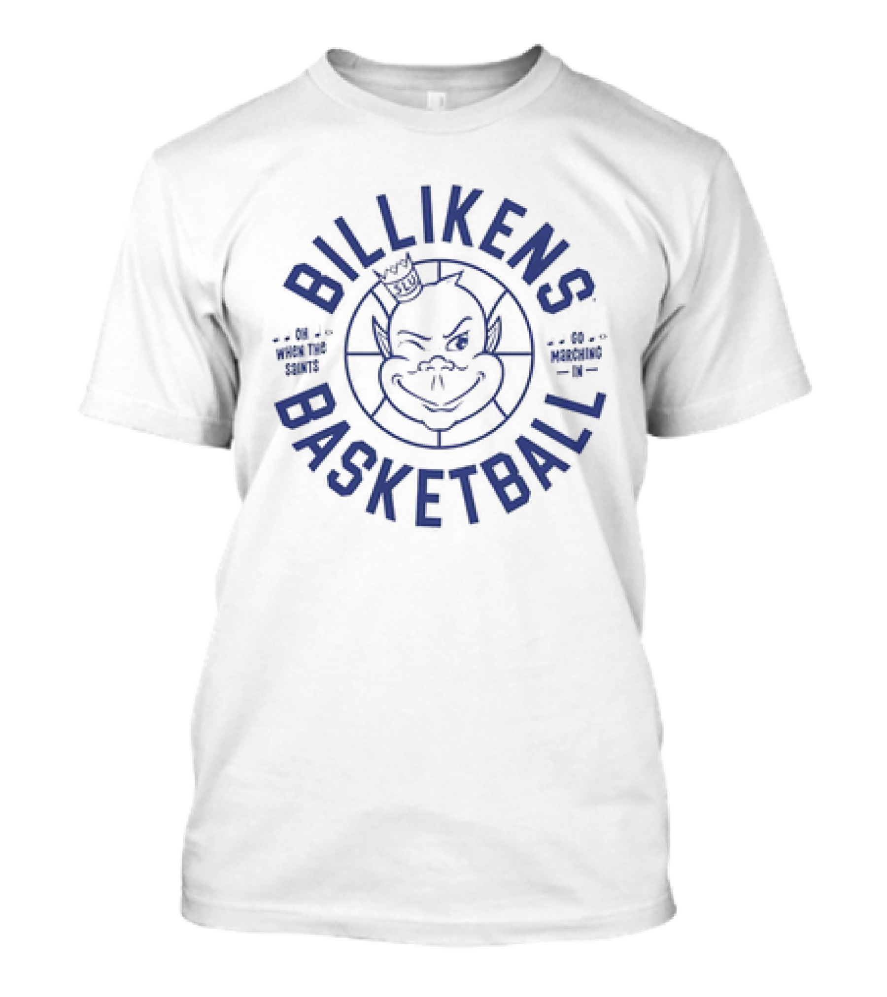 Billikens Basketball Oh When The Saints Go Marching In Retro T-Shirt