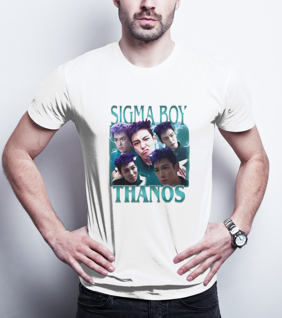 Sigma Boy Thanos Squid Game Faces T-Shirt