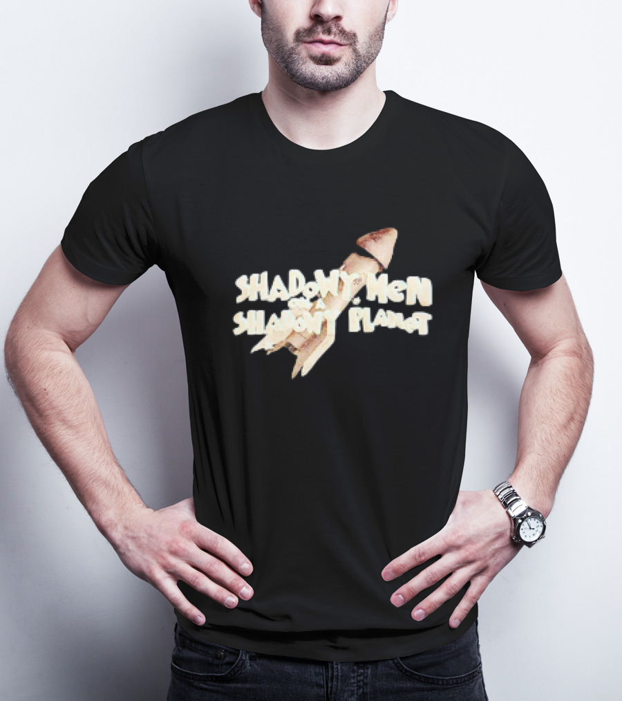 Shadowy Men On A Shadowy Planet Rocket T-Shirt