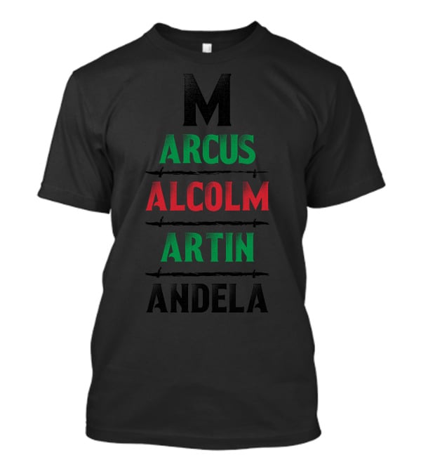 Marcus Malcolm Martin Mandela T-Shirt