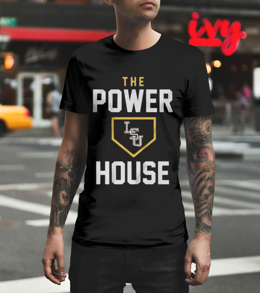 LSU Tigers The Powerhouse Baseball T-Shirt