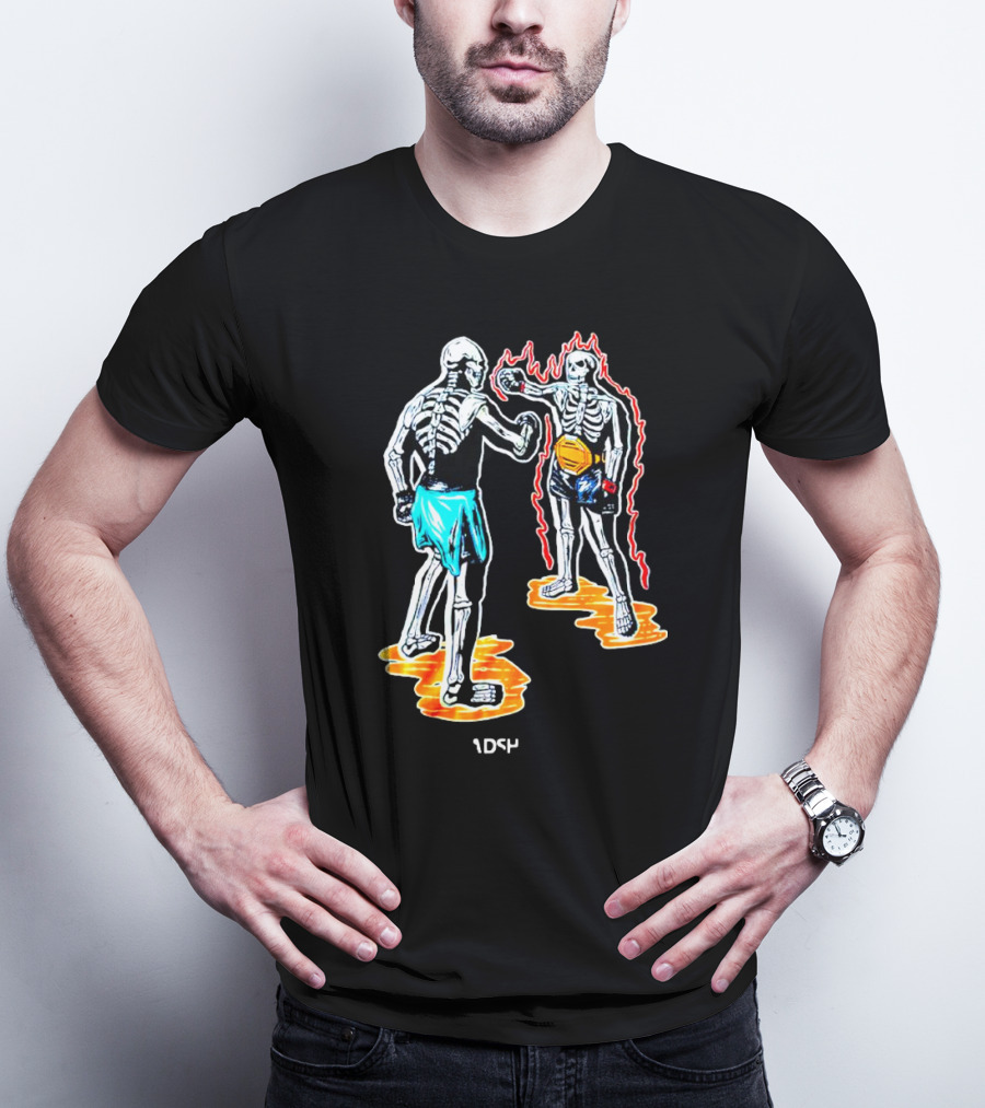 Skeletal Boxing Showdown 1DS4 Headshot Dead T-Shirt