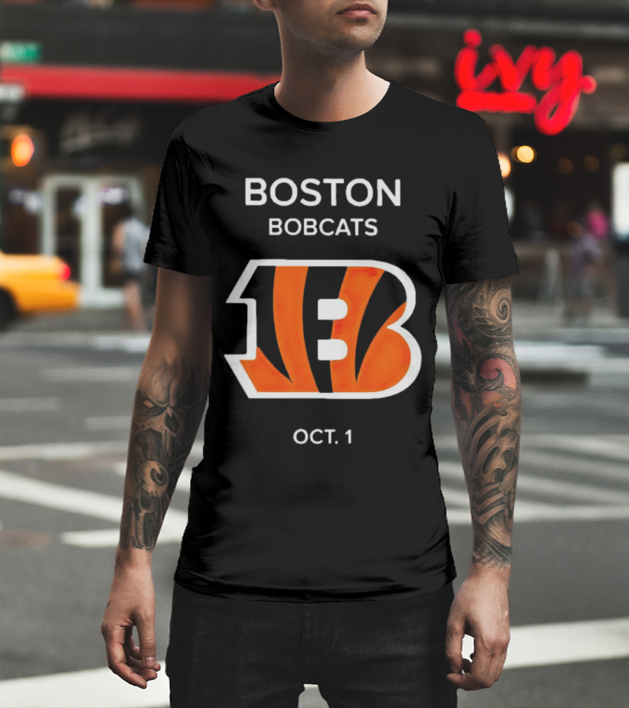 Boston Bobcats Oct. 1 Bengals T-Shirt
