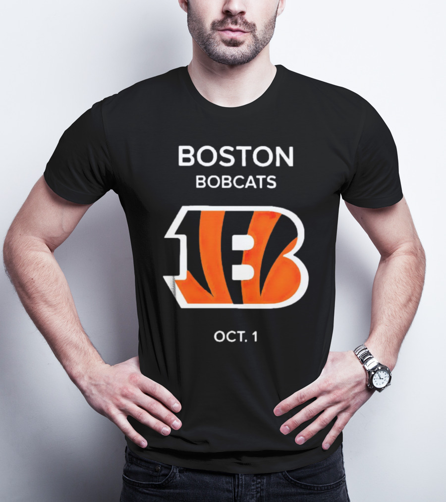 Boston Bobcats Oct. 1 Bengals T-Shirt