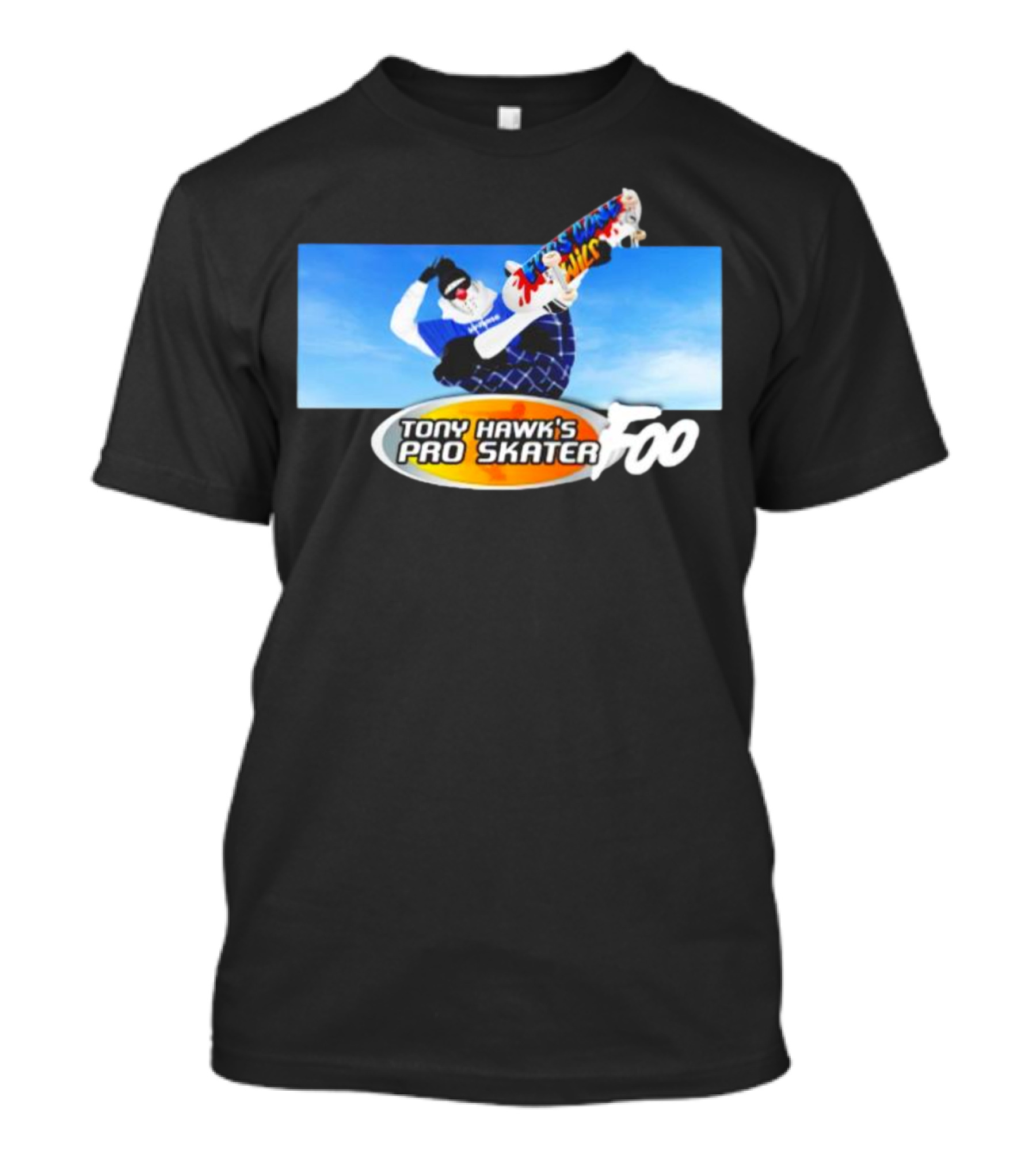 Tony Hawk's Pro Skater Foo Skateboard Tricks T-Shirt