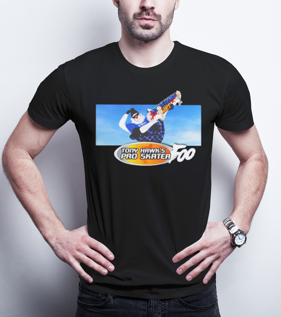 Tony Hawk's Pro Skater Foo Skateboard Tricks T-Shirt