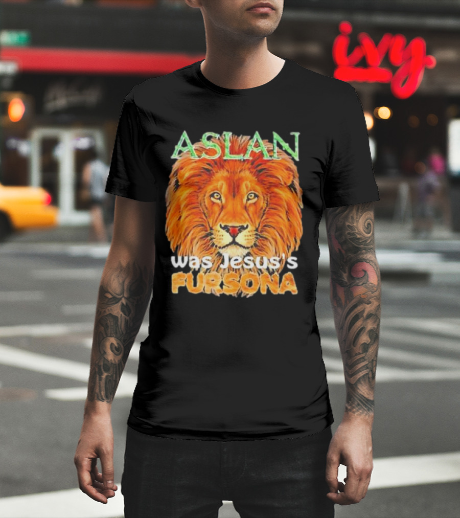 Aslan Was Jesus’s Fursona Lion T-Shirt