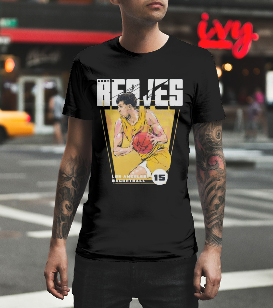 Austin Reaves Los Angeles Basketball 15 T-Shirt