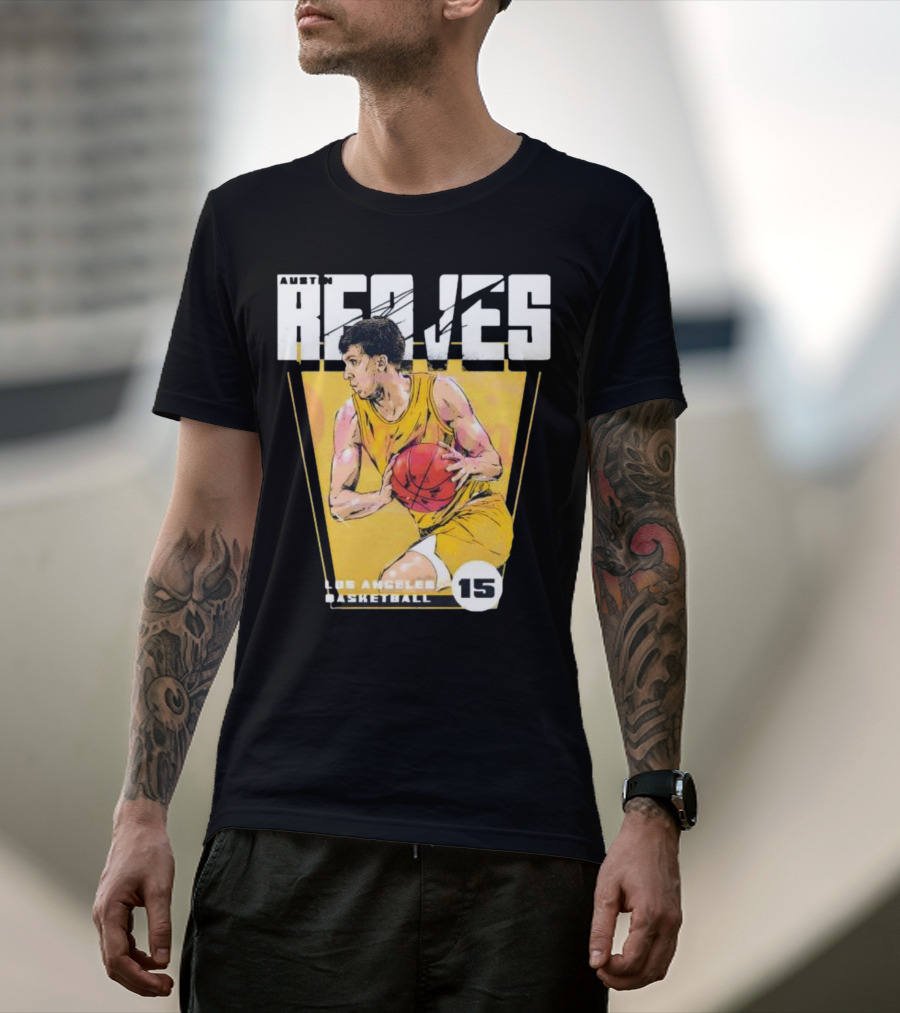 Austin Reaves Los Angeles Basketball 15 T-Shirt