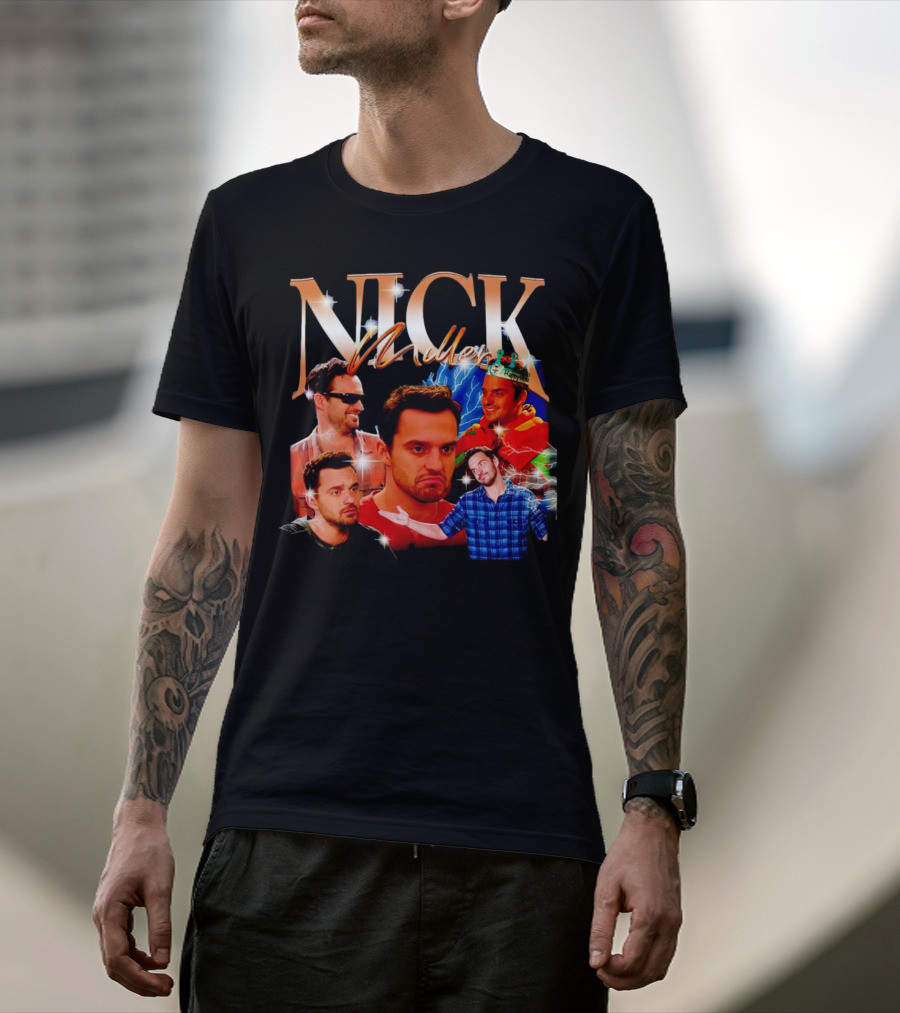 Nick Miller 90s Collage T-Shirt