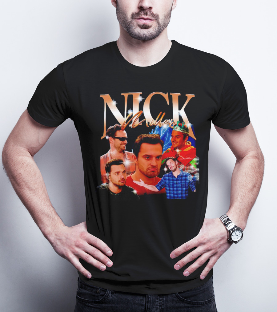 Nick Miller 90s Collage T-Shirt