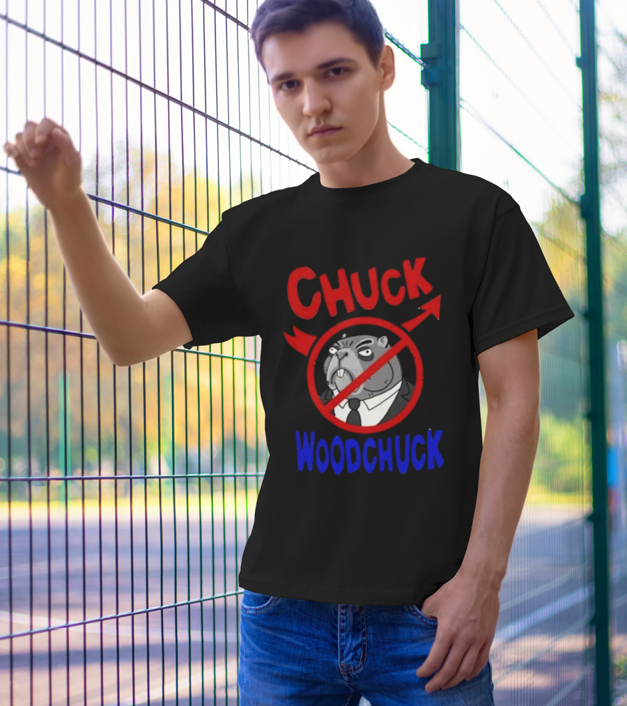 Chuck Woodchuck Bojack Horseman Stop Sign Iconic Fan Reference T-Shirt