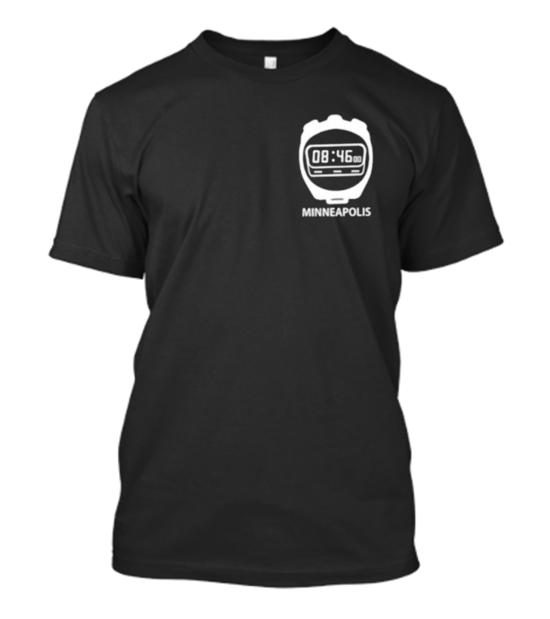 08:46 Stopwatch Symbol Minneapolis T-Shirt