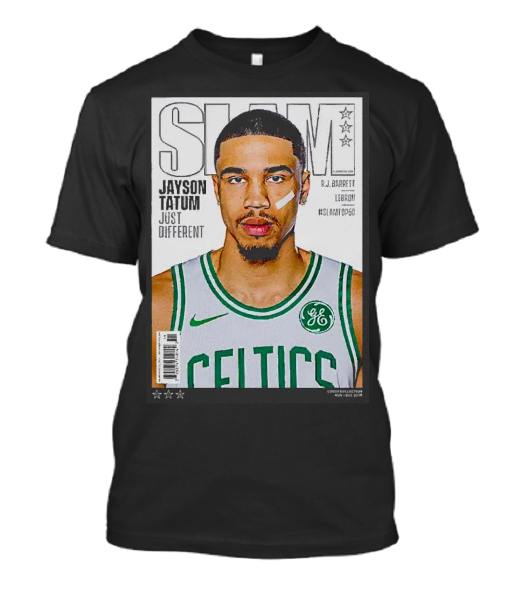 Slam Jayson Tatum Just Different Celtics Cover NBA Basketball Star T-Shirt