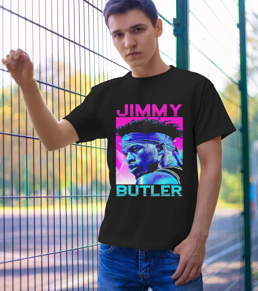 Jimmy Butler Retro Neon T-Shirt