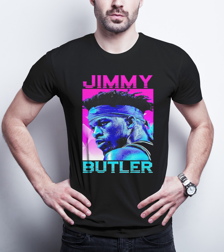 Jimmy Butler Retro Neon T-Shirt
