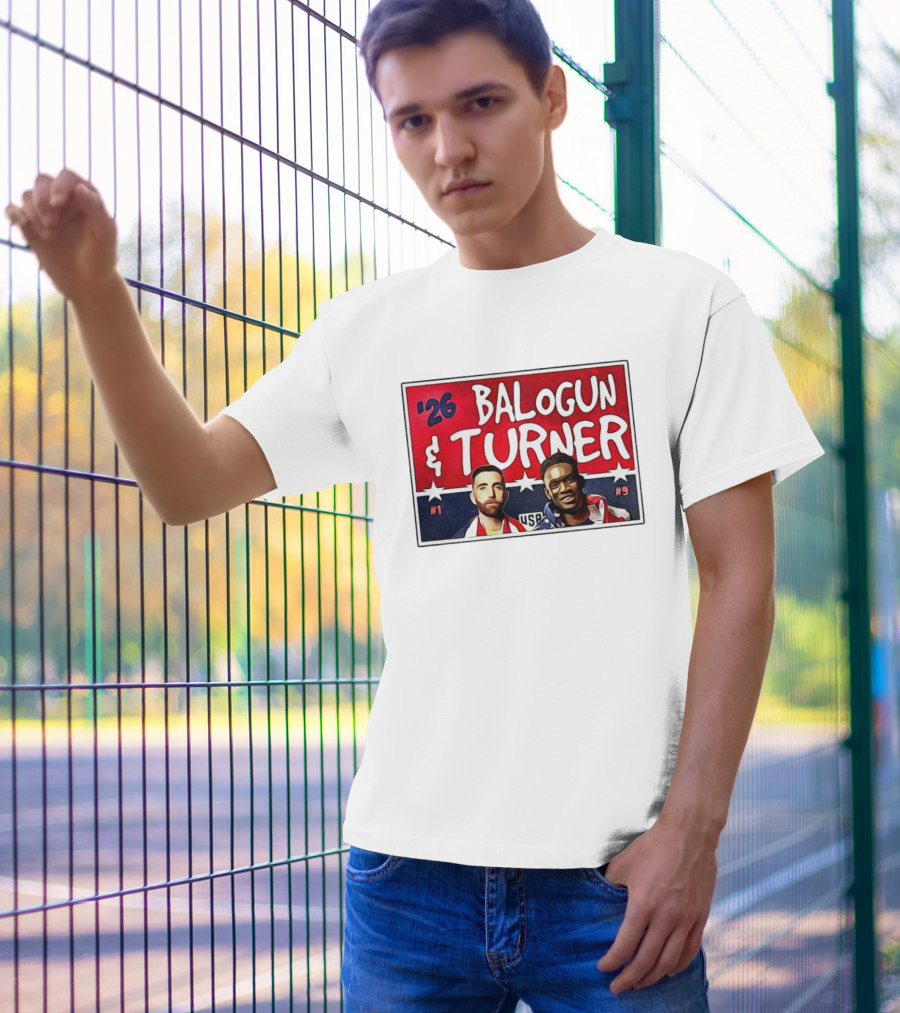'26 Balogun Turner USA #1 #9 T-Shirt