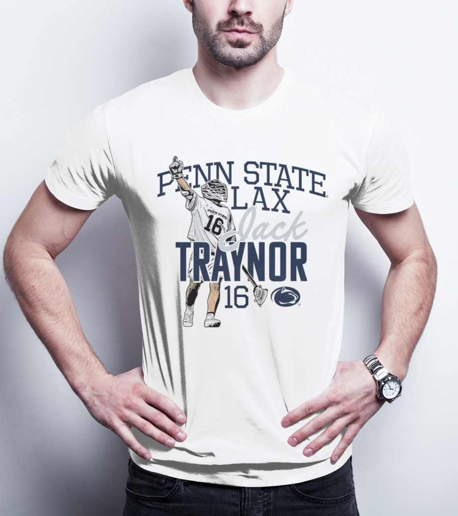 Jack Traynor #16 Penn State LAX Nittany Lions T-Shirt