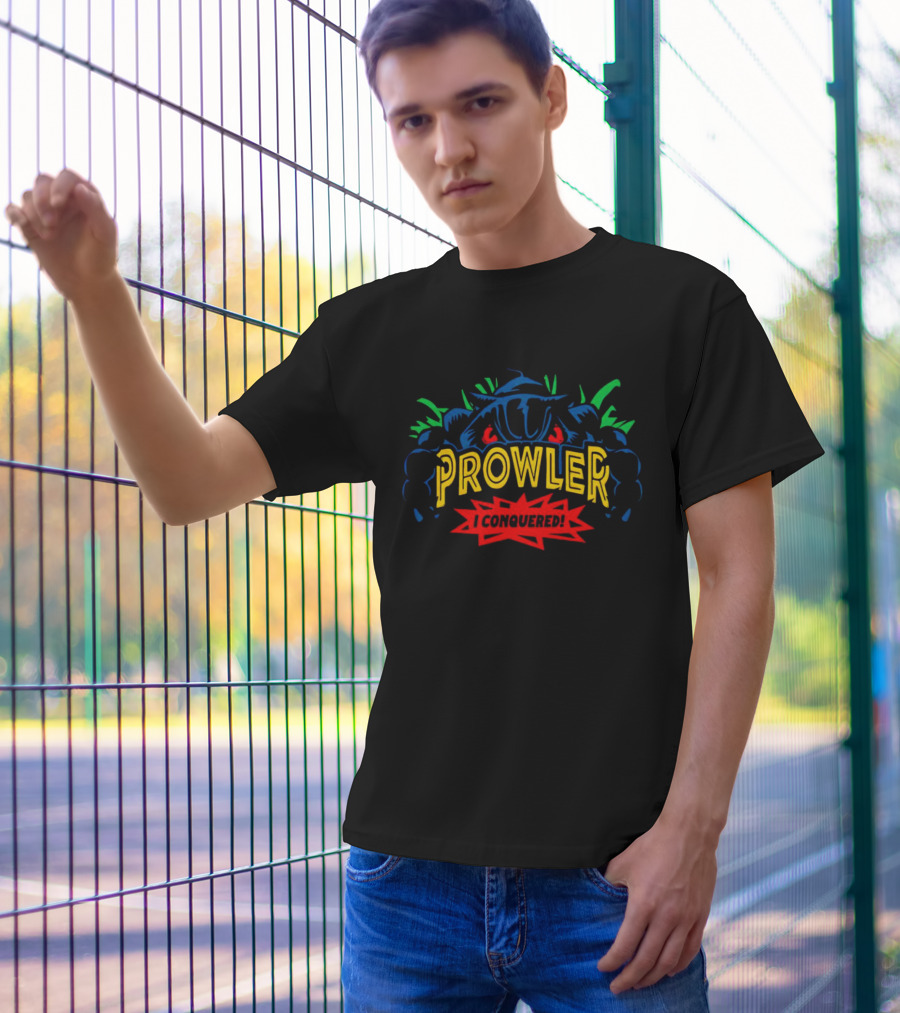 Prowler I Conquered Worlds Of Fun Theme Park Adventure T-Shirt
