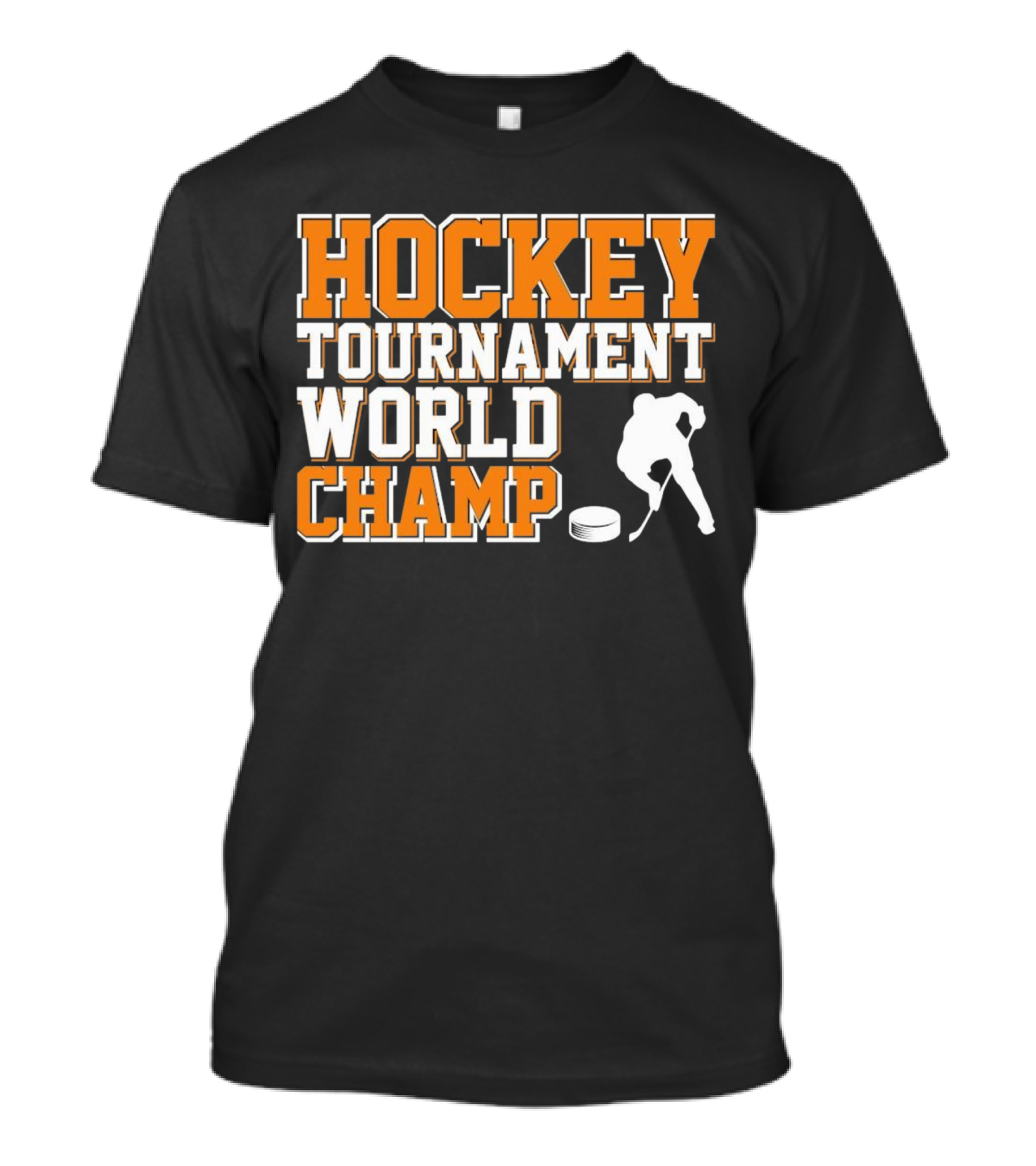 Hockey Tournament World Champ Sunset T-Shirt