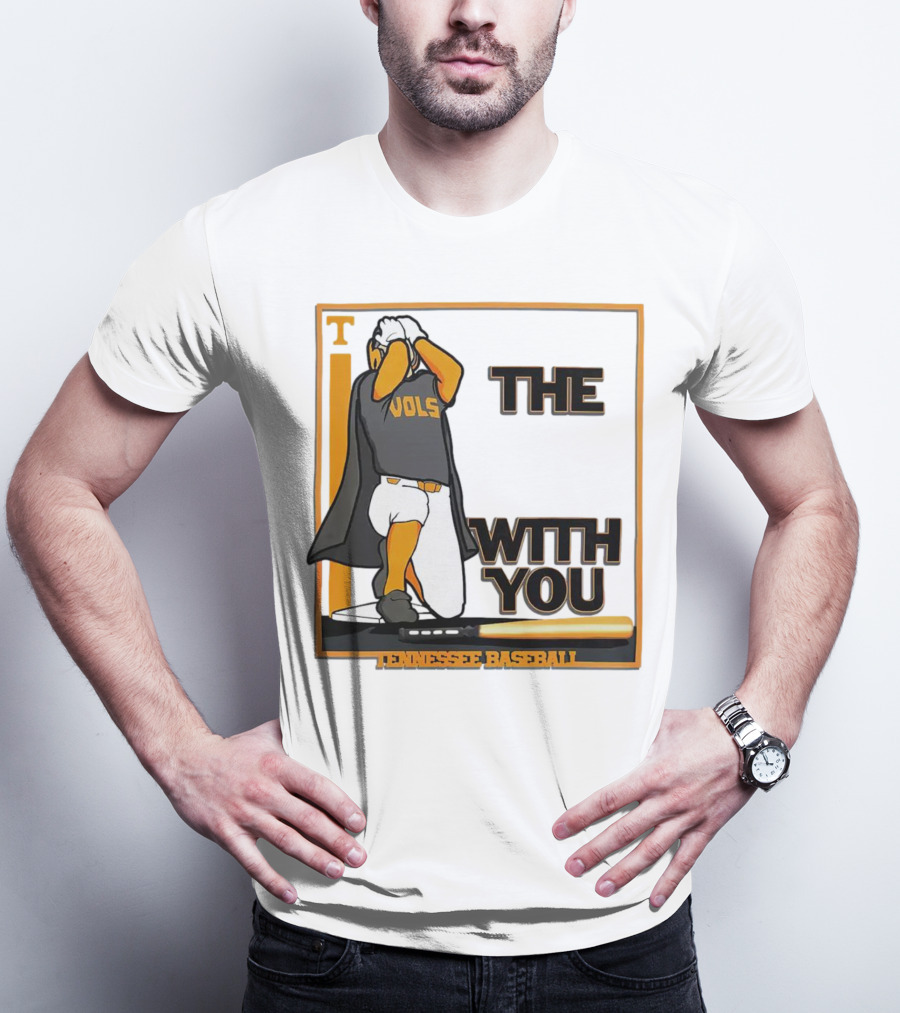 Tennessee Volunteers Baseball May The Vols Be With You T-Shirt