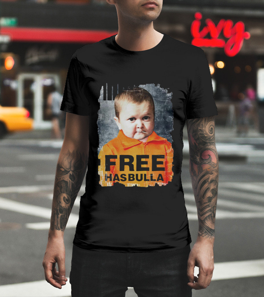 Hasbulla Magomedov Free Hasbulla Orange Jumpsuit T-Shirt