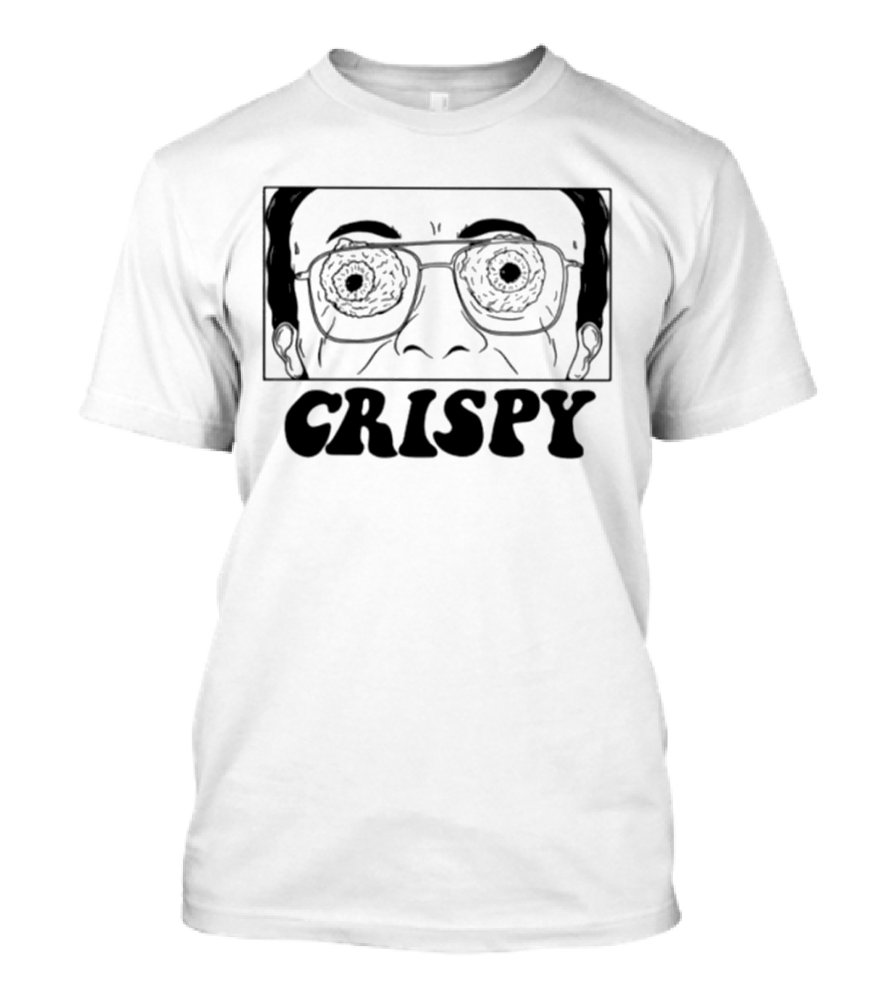 Jazz Emu Crispy Glasses Face T-Shirt