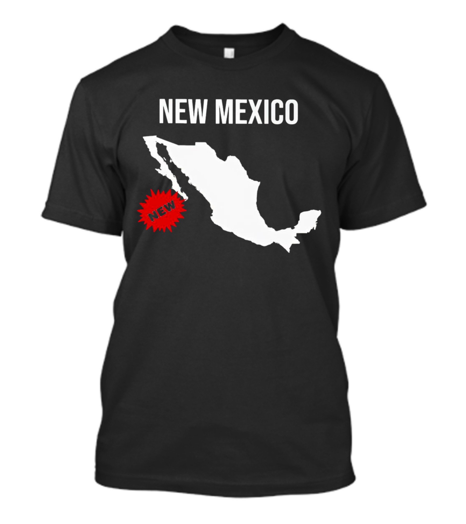 New Mexico New Map T-Shirt