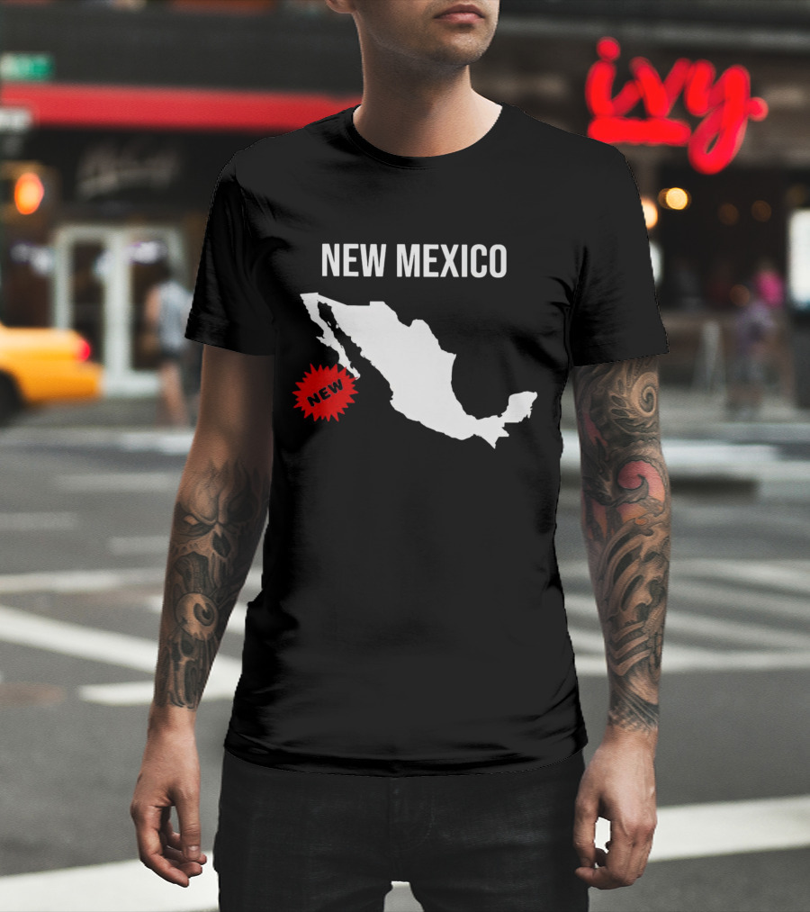 New Mexico New Map T-Shirt