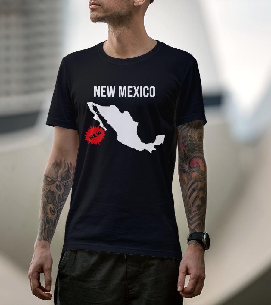 New Mexico New Map T-Shirt