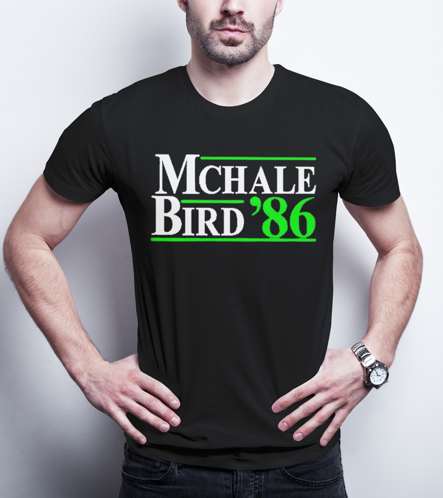 Mchale Bird '86 NBA Boston Celtics Duo T-Shirt