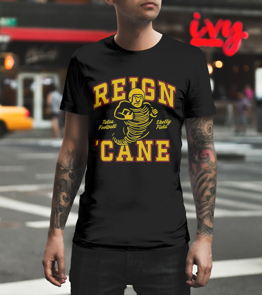Tulsa Football Skelly Field Reign 'Cane T-Shirt