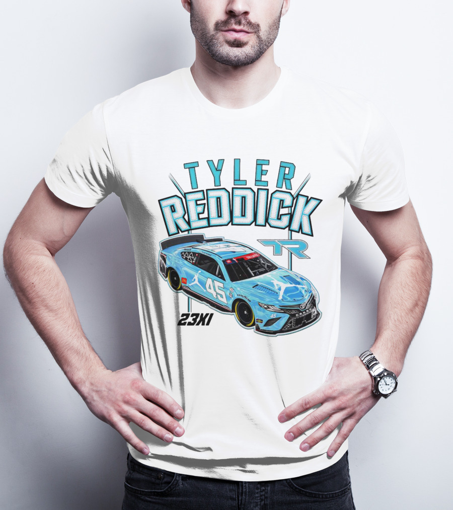 Tyler Reddick 23XI Jumpman 45 Car T-Shirt