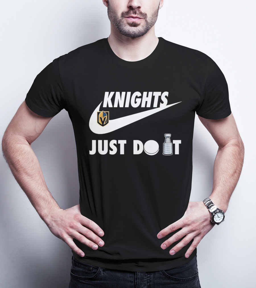 Knights Vegas Golden Hockey Just Do It Cup T-Shirt