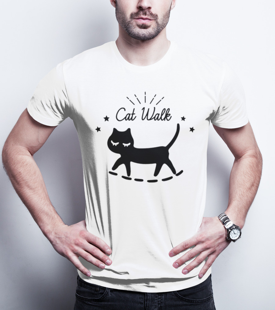 Yamato Maya Cat Walk Stars Strutting T-Shirt