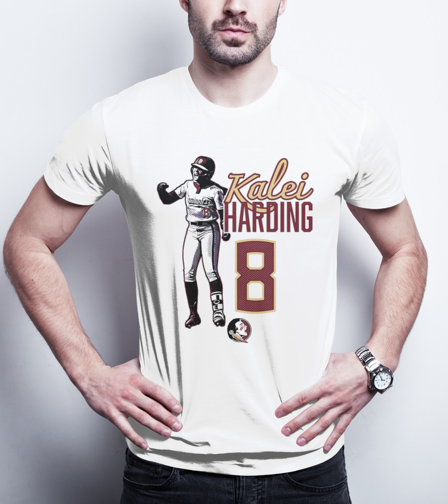 Kalei Harding 8 Florida State Seminoles Player T-Shirt
