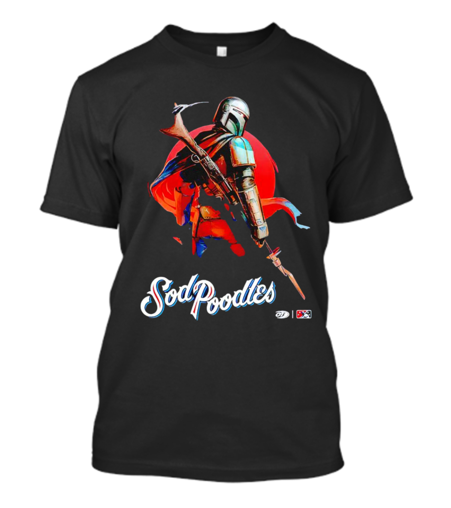 Sod Poodles Star Wars Mandalorian Collaboration T-Shirt