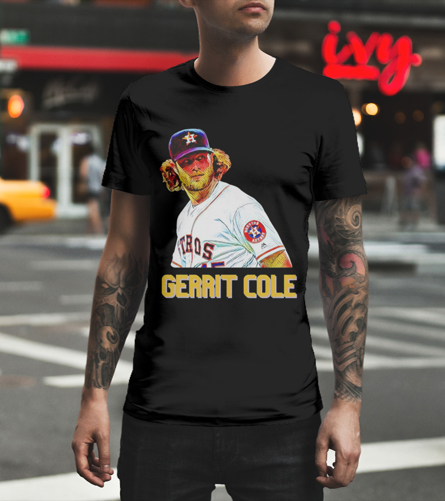 Gerrit Cole Astros Houston Baseball Player T-Shirt