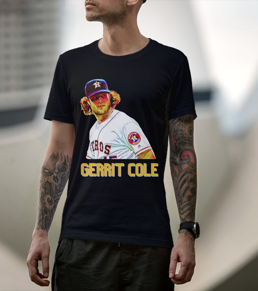 Gerrit Cole Astros Houston Baseball Player T-Shirt