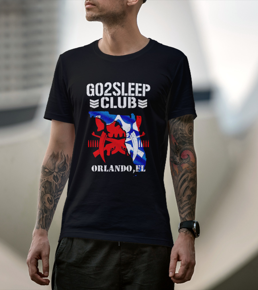 Go2Sleep Club Florida Theme Orlando FL Kenta T-Shirt