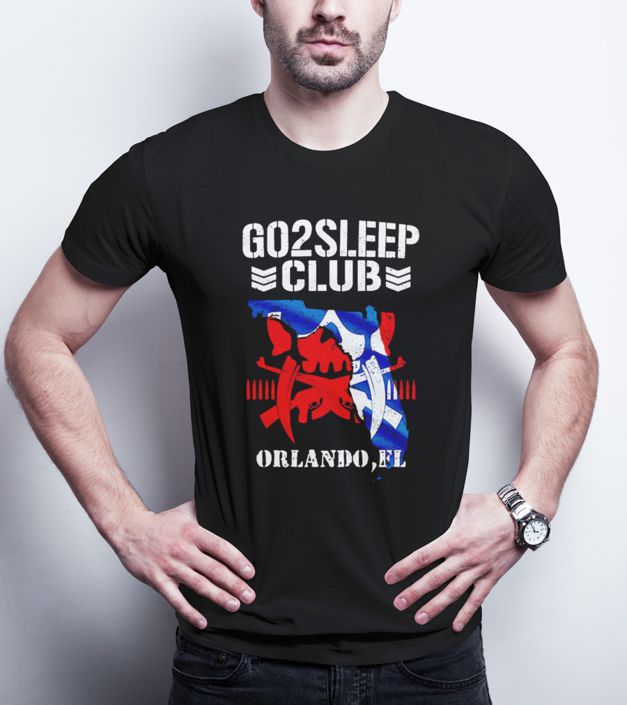 Go2Sleep Club Florida Theme Orlando FL Kenta T-Shirt