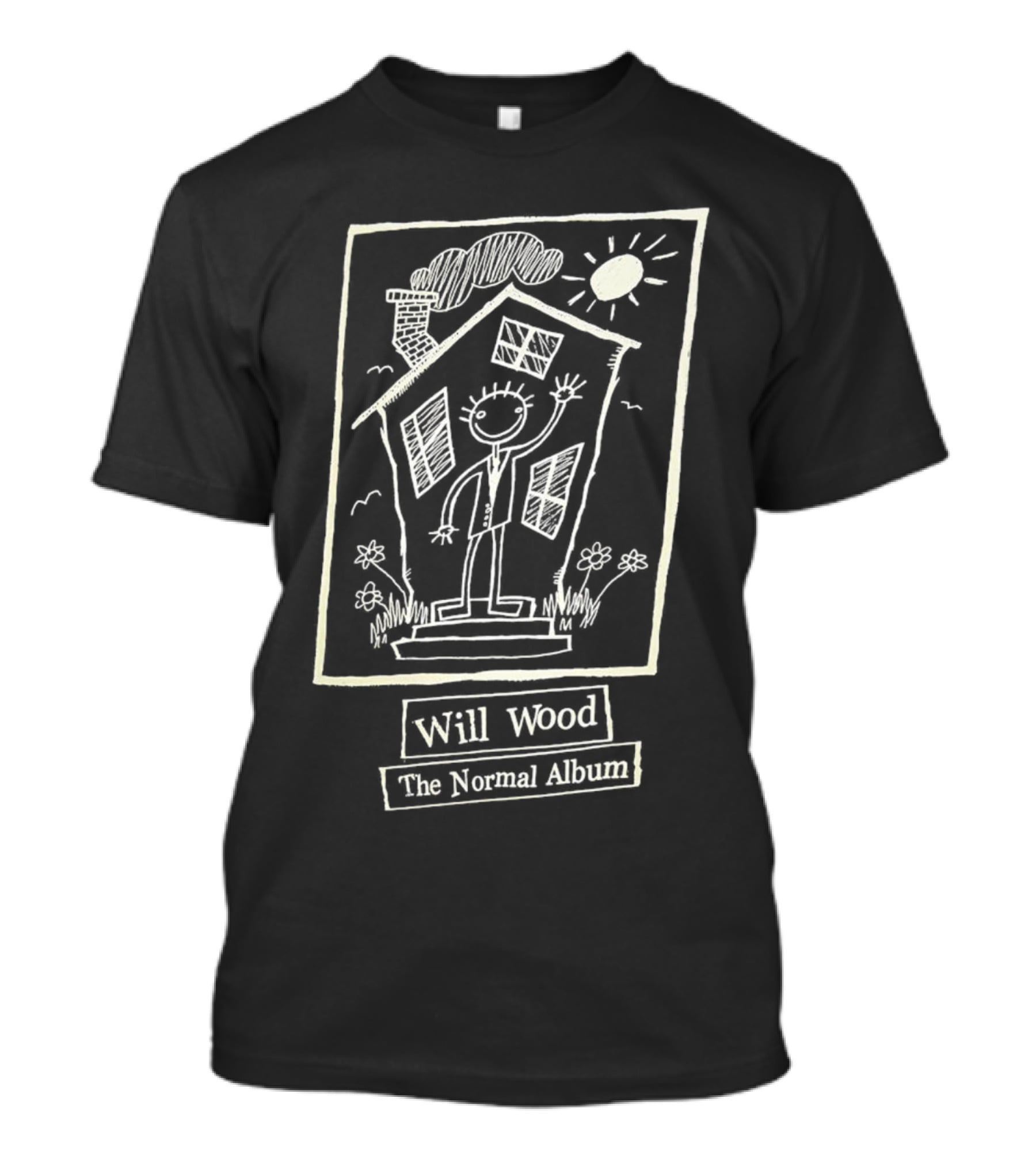 Will Wood The Normal Album House And Sun Drawing T-Shirt